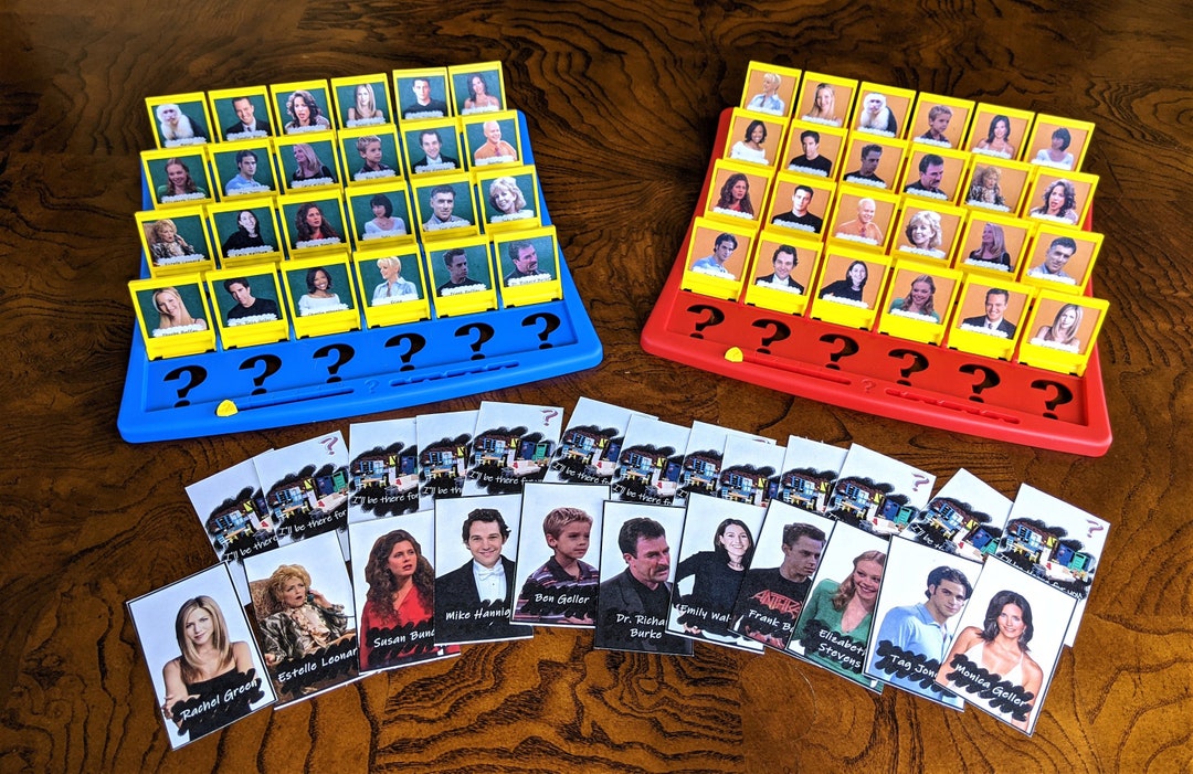 Friends Themed - Printable Guess Who? Cards - Etsy UK