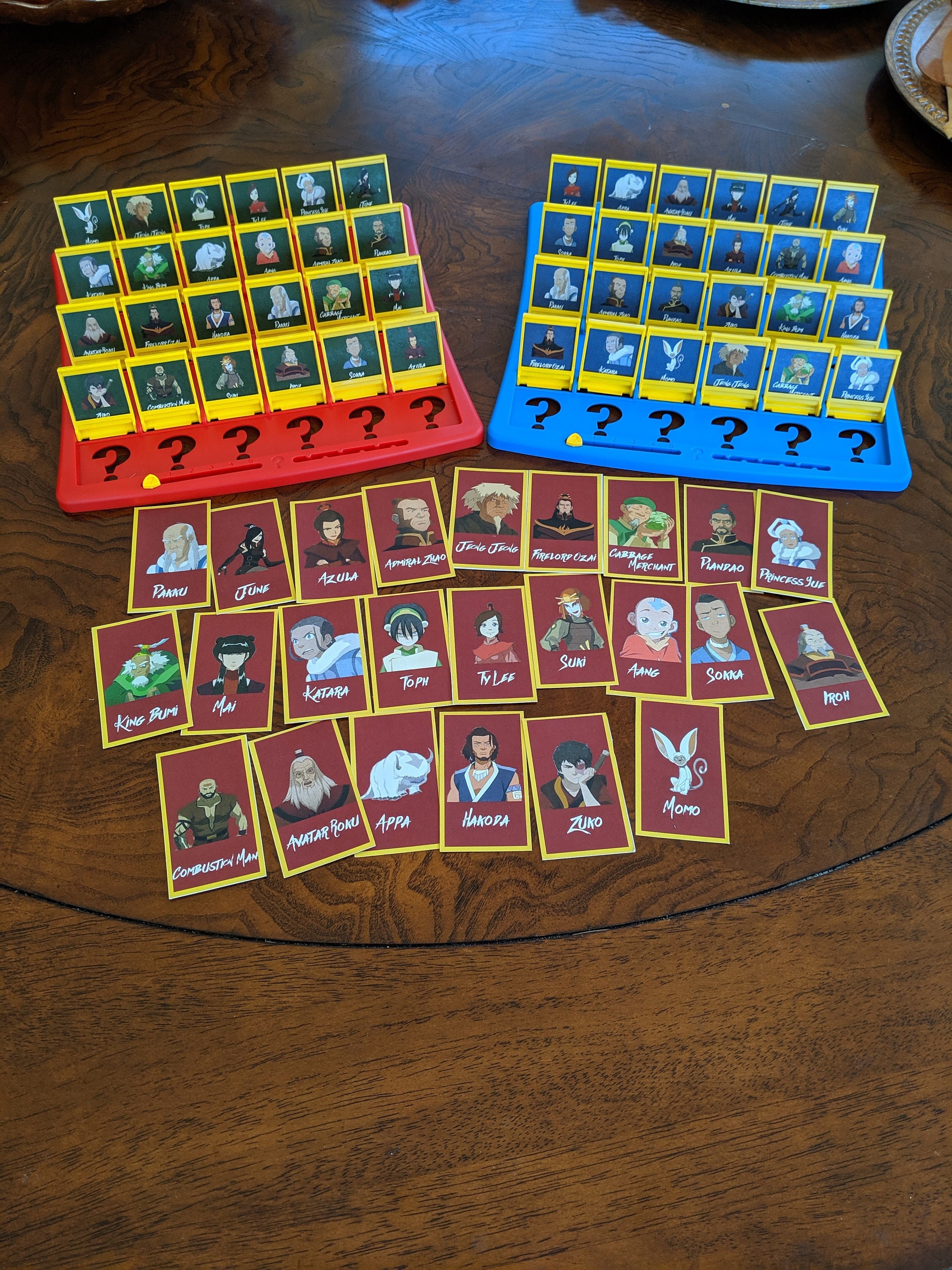 ATLA Themed Printable Guess Who Cards - Etsy