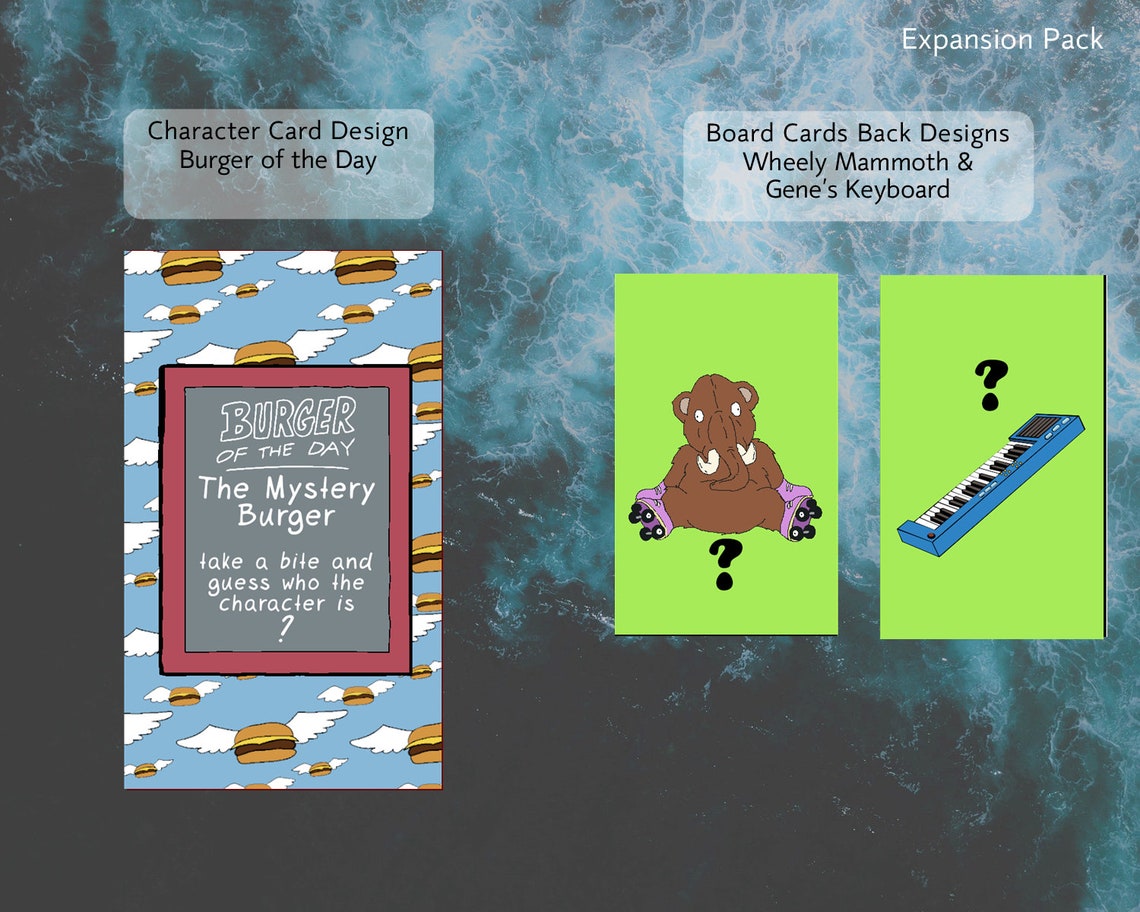 Burger Family Themed - Expansion Pack - Printable Guess Who? Cards - Etsy