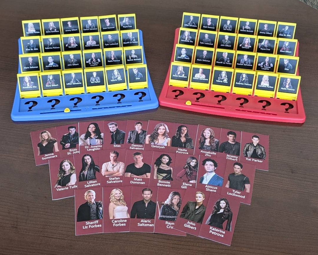 VD Themed - Printable Guesswho? Cards - Etsy