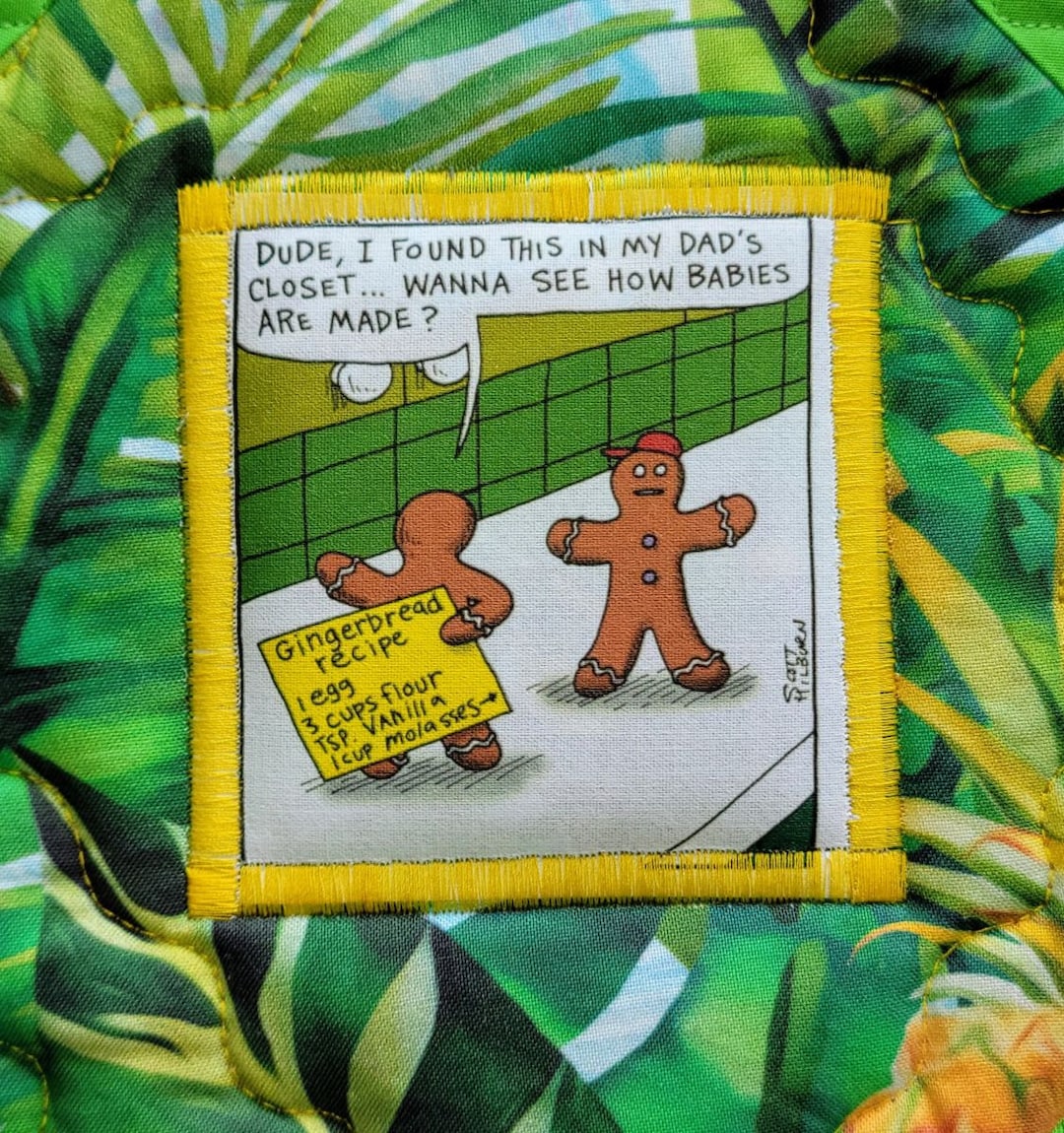How Babies Are Made - Gingerbread Funny Meme Potholder - Etsy