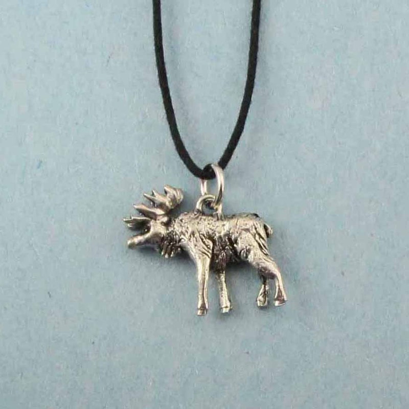 Moose Necklace - Etsy