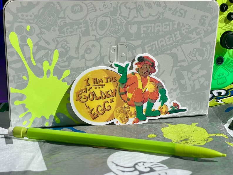 Golden Egg - Splatoon Salmon Run Sticker - Etsy