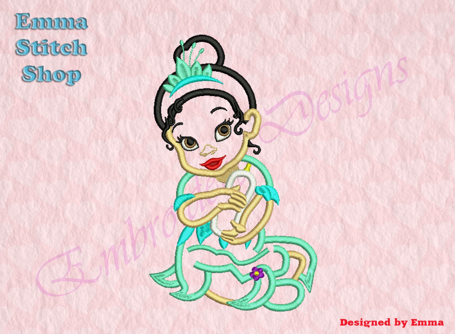 Princess Applique Embroidery Designs, Cartoon Princess Machine ...