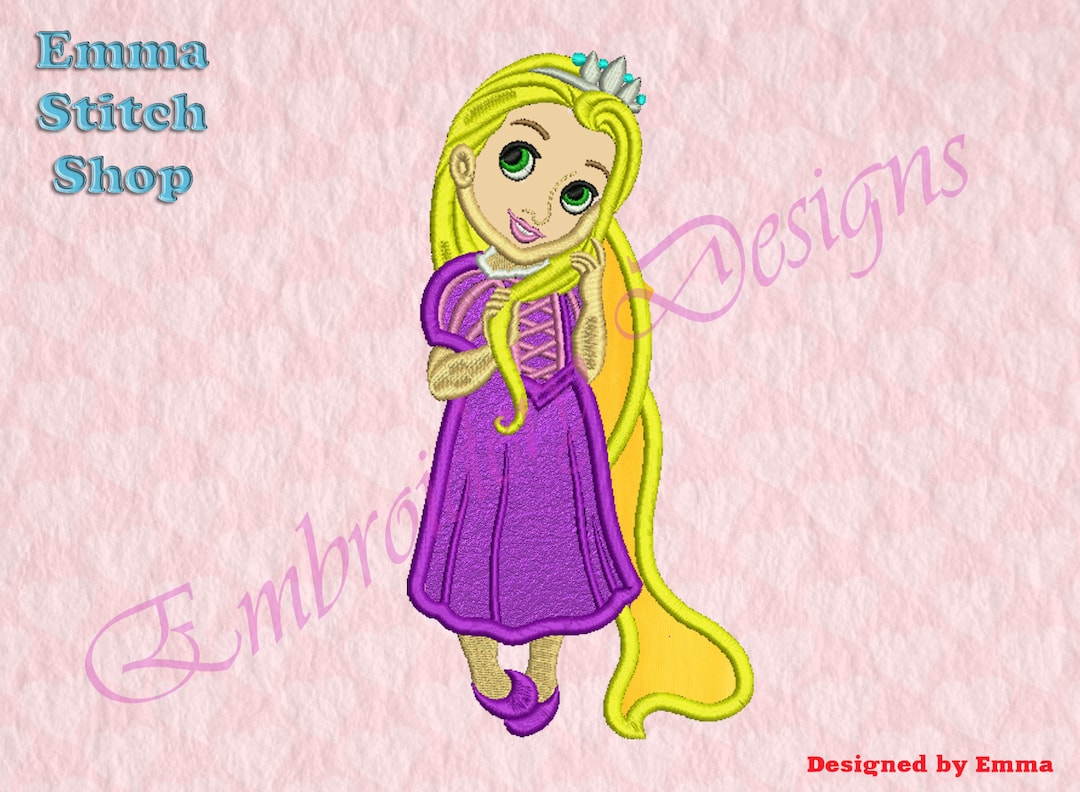 Princess Applique Embroidery Designs, Princess Embroidery Designs ...