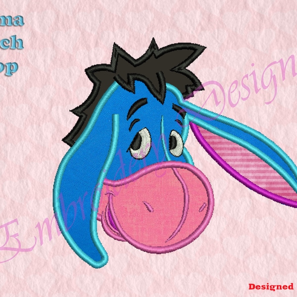 Eeyore Embroidery - Etsy
