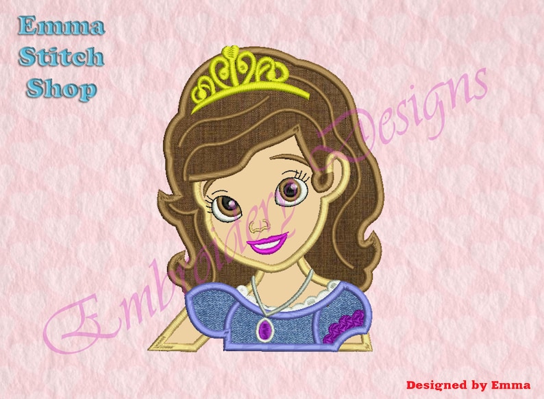 Princess Applique Embroidery Designs Princess Embroidery Designs ...