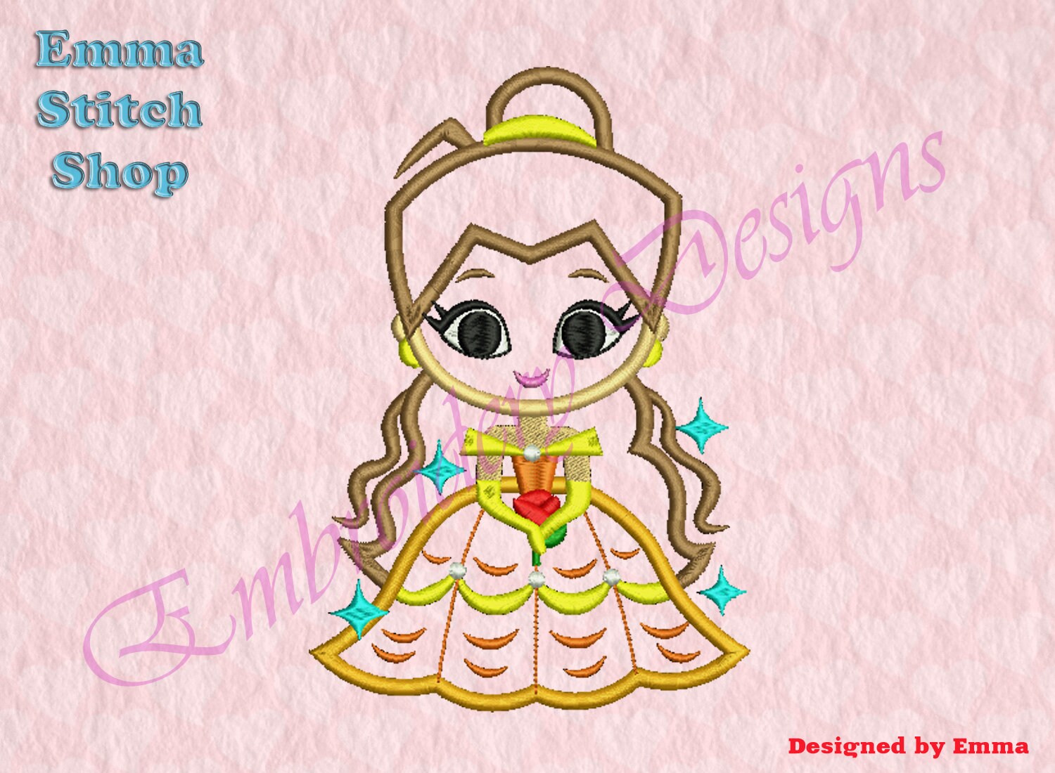 Little Princess Machine Embroidery Designs, Princess Embroidery Design ...