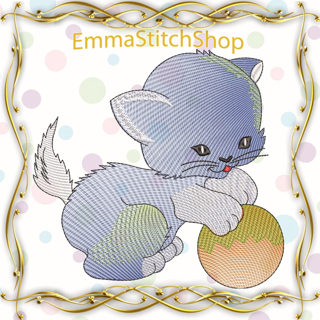 Cat Stitch Machine Embroidery Designs Cat Machine Embroidery Designs ...