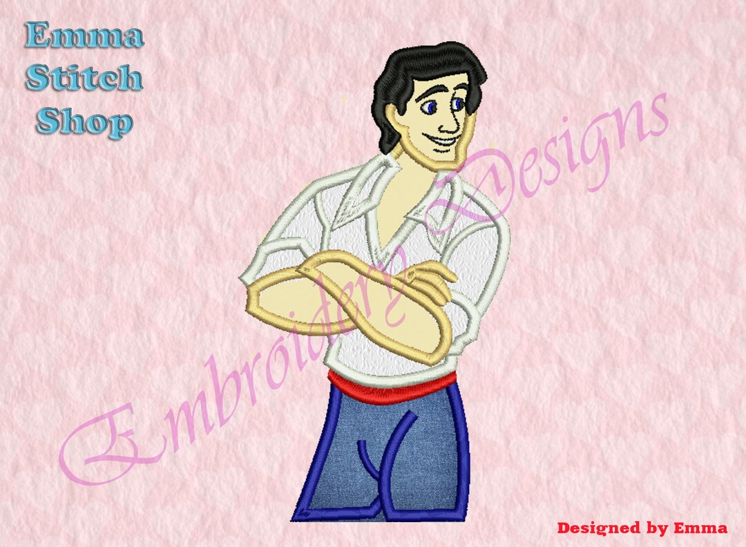 Prince Applique Machine Embroidery Designs, Cool Prince Embroidery ...