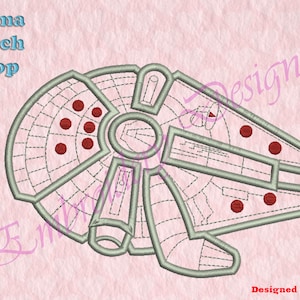 Spaceship Applique Embroidery Designs, Spaceship Embroidery Designs ...