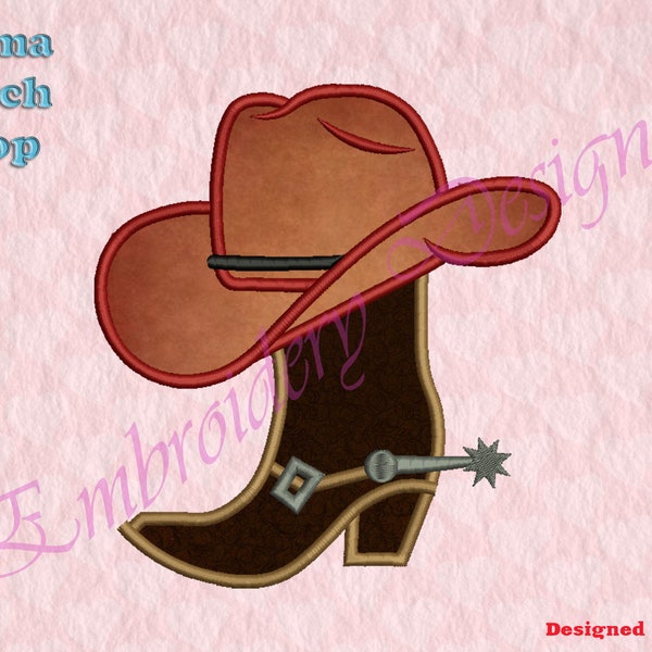 Cowboy Applique - Etsy