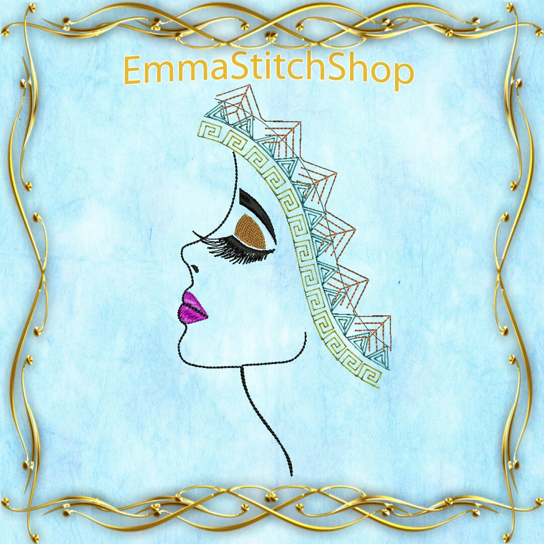 Girl Silhouette Machine Embroidery Designs Embroidery Sweatshirt ...