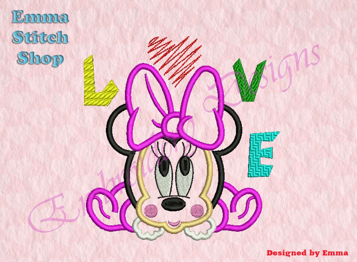 Cartoon Hero Mouse Applique Embroidery Designs Mouse Face - Etsy