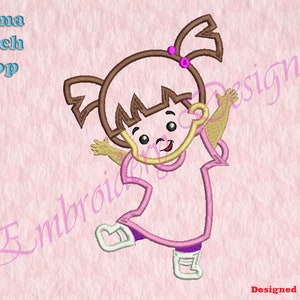 Little Girl Applique Embroidery Designs, Cool Girl Embroidery Designs ...