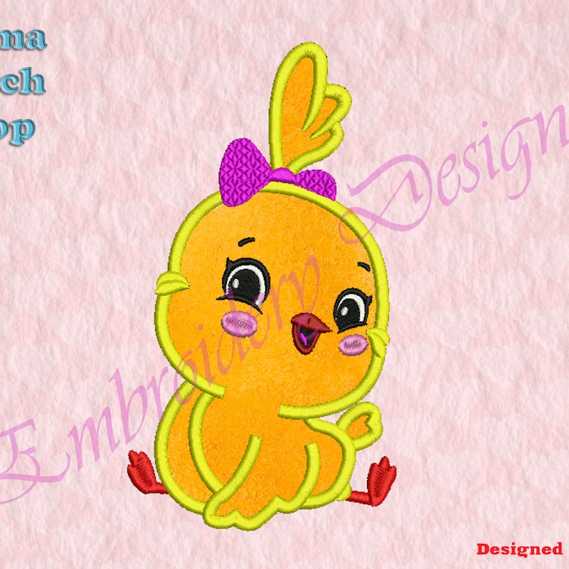 Chick Applique - Etsy