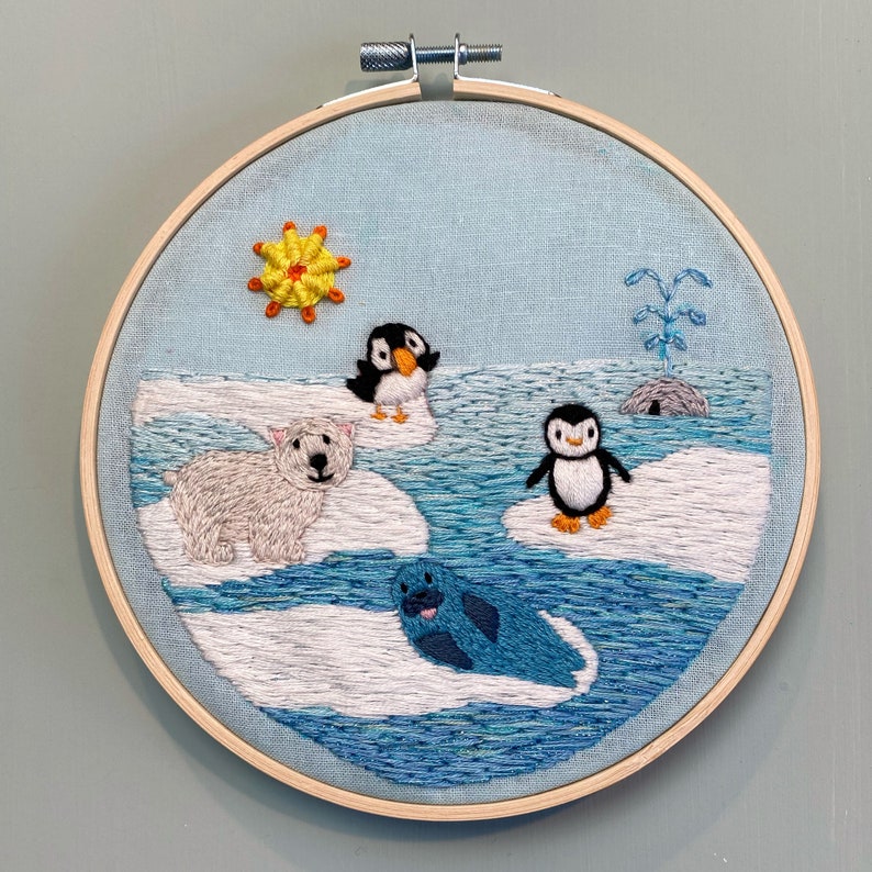 Baby Name Hoop Hand Embroidery Birth Announcement Nursery - Etsy