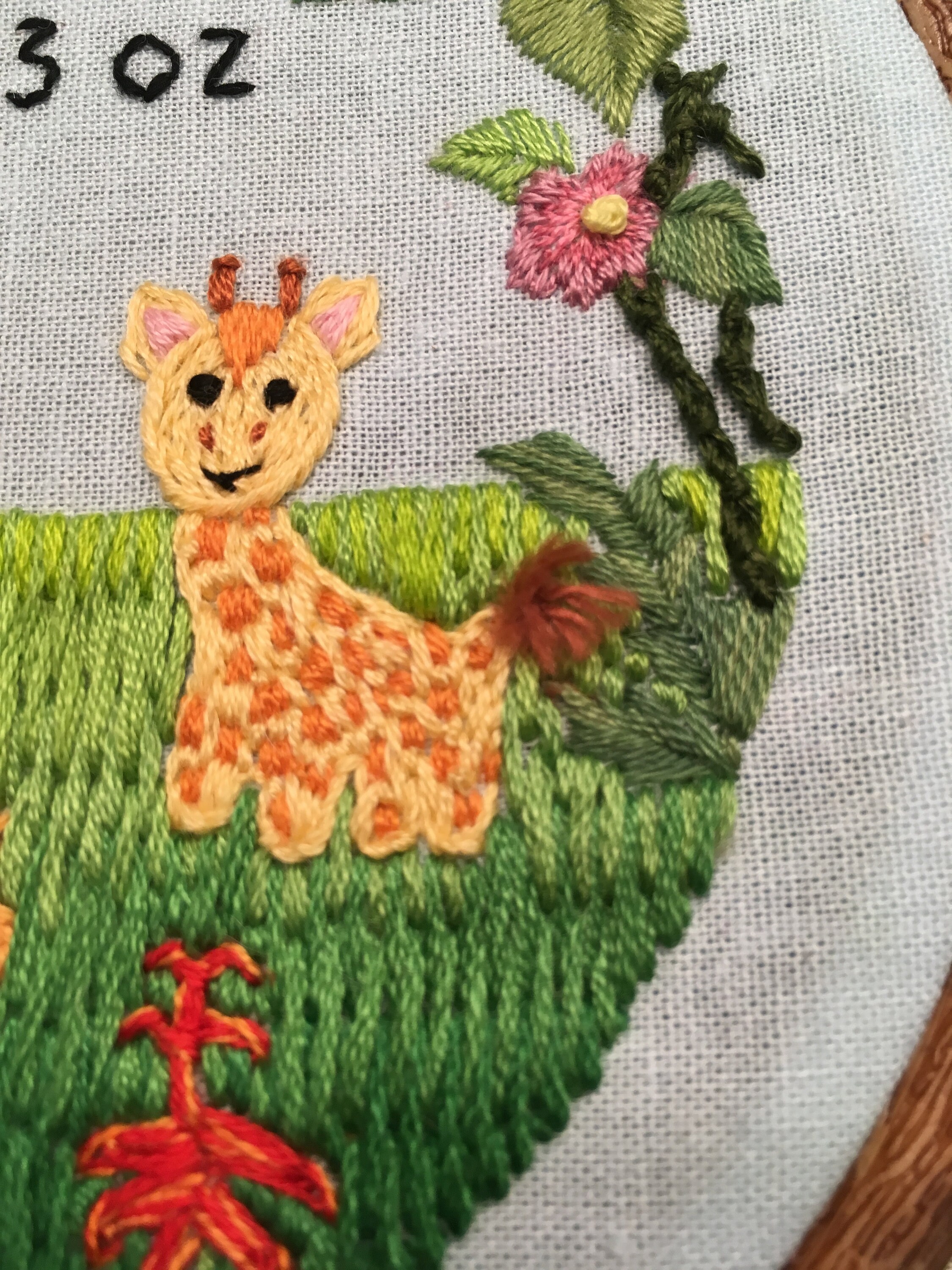 Animal Hoop Art For Nursery Personalized Embroidered Baby | Etsy