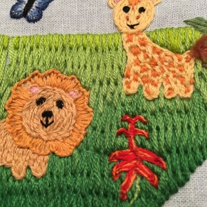 Animal Hoop Art for Nursery Personalized Embroidered Baby - Etsy