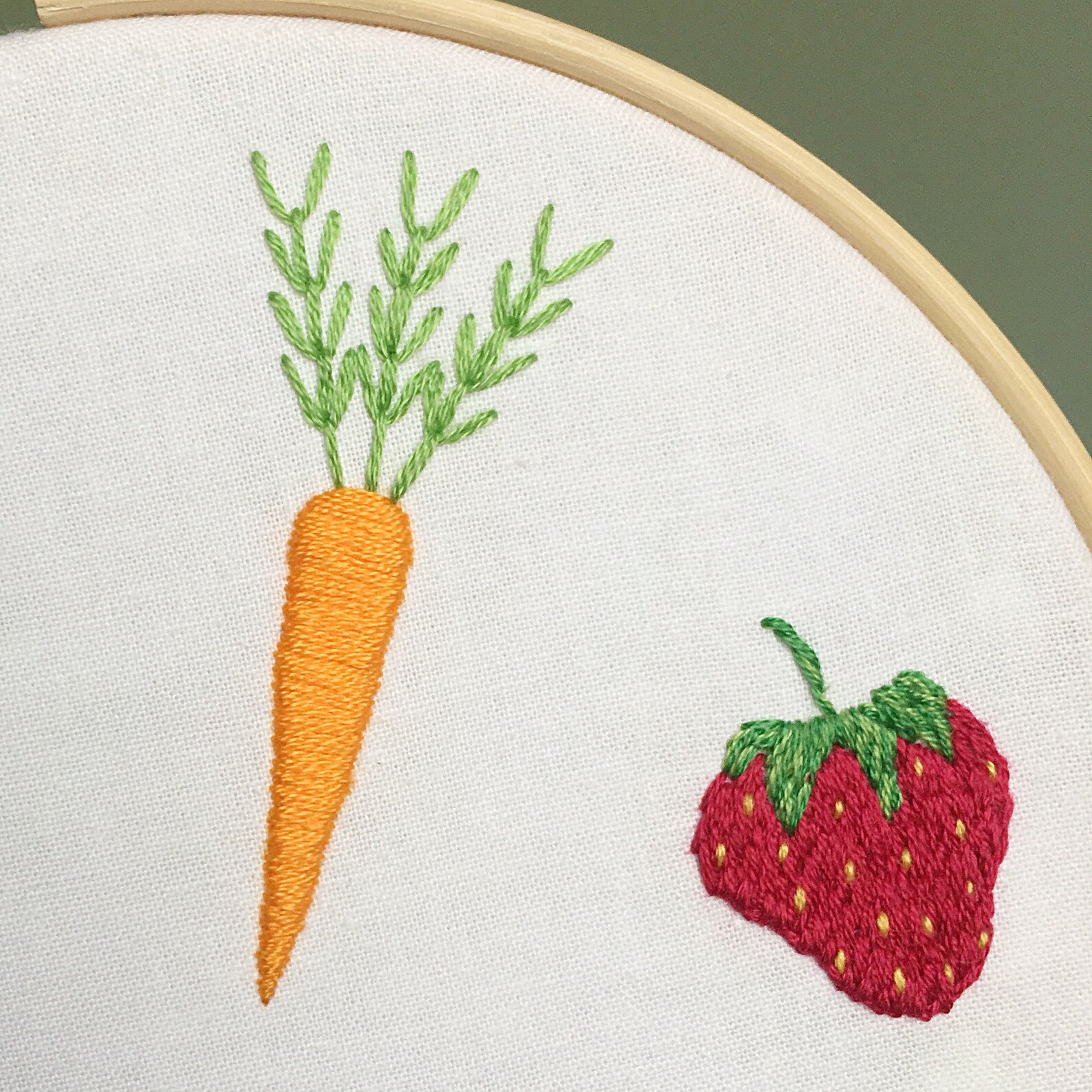 PDF Hand Embroidery Pattern Fruits and Vegetables Digital - Etsy