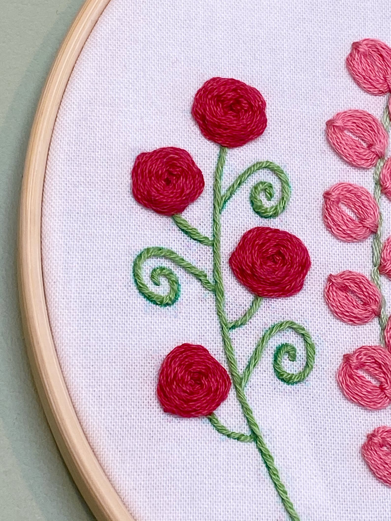 Beginner Three Dimensional Embroidery Kit, Blooming Flowers Kit, Modern ...