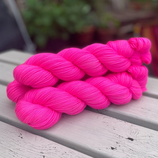 Hot Pink Yarn - Etsy