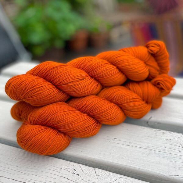 Burnt Orange Yarn - Etsy