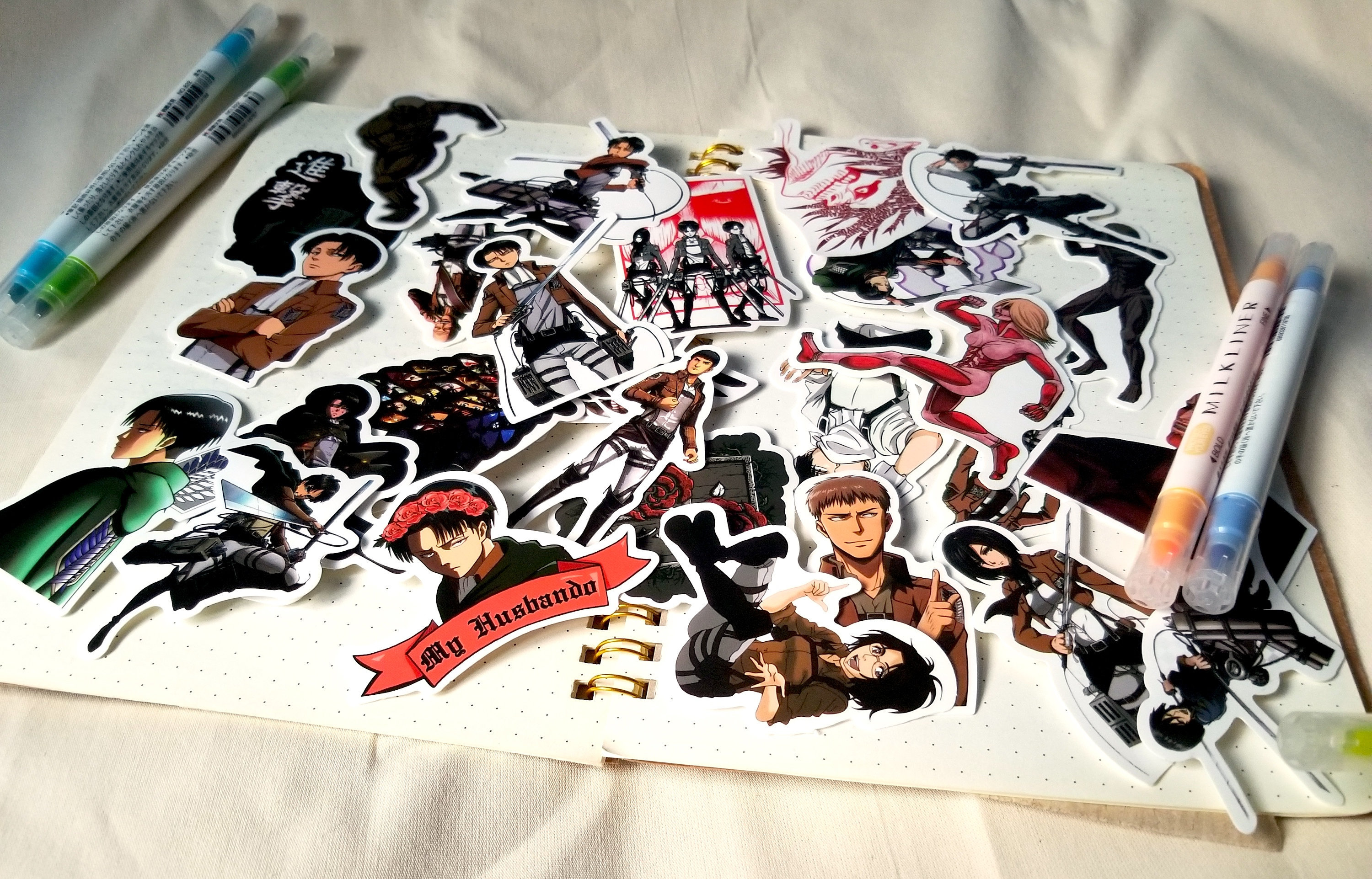 Stickers, Labels & Tags Attack on Titan Bird Vinyl Sticker Paper ...