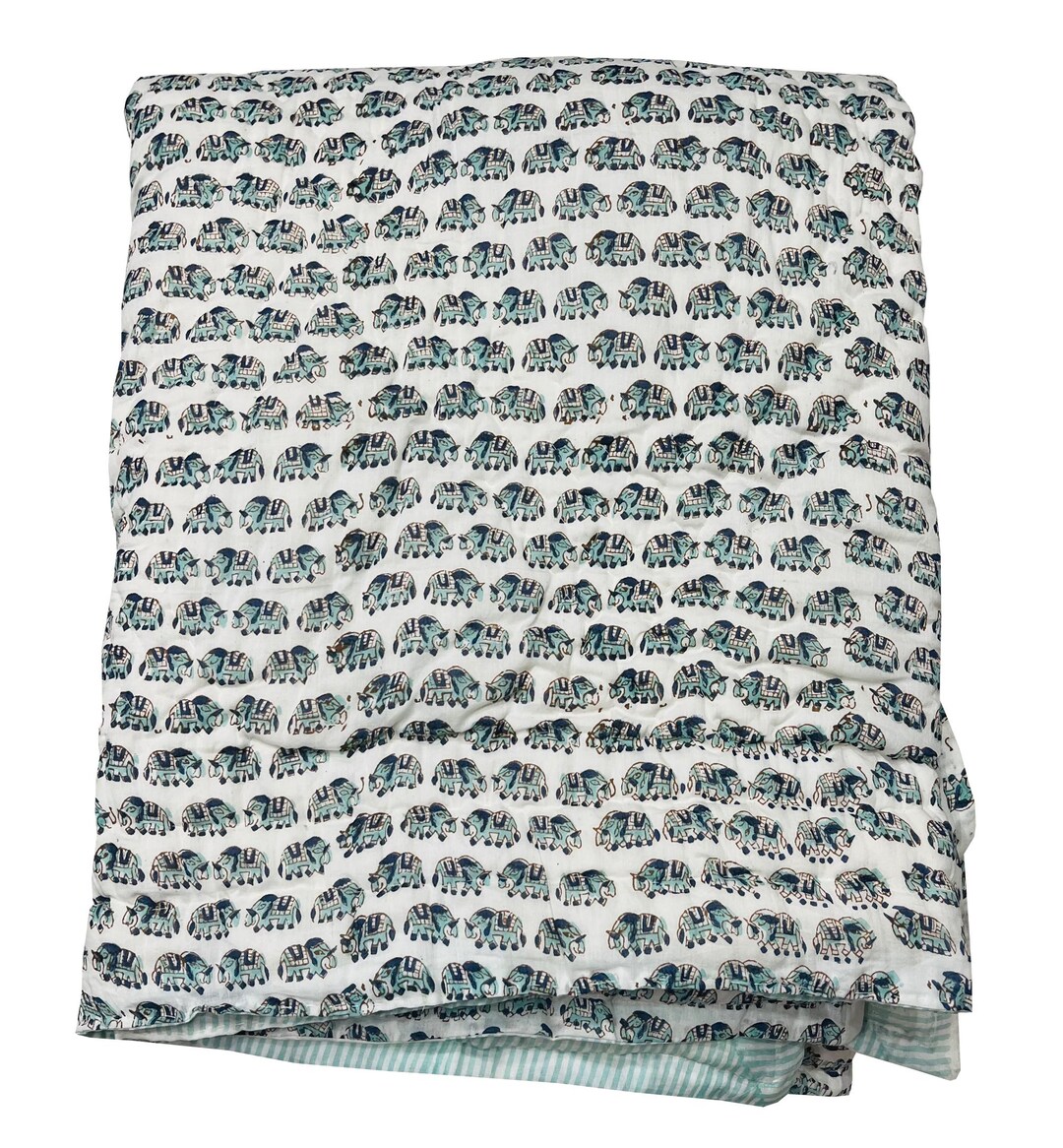 Jaipuri Famous Hand Block Print Quilt Light Weight Soft Cotton Quilt ...