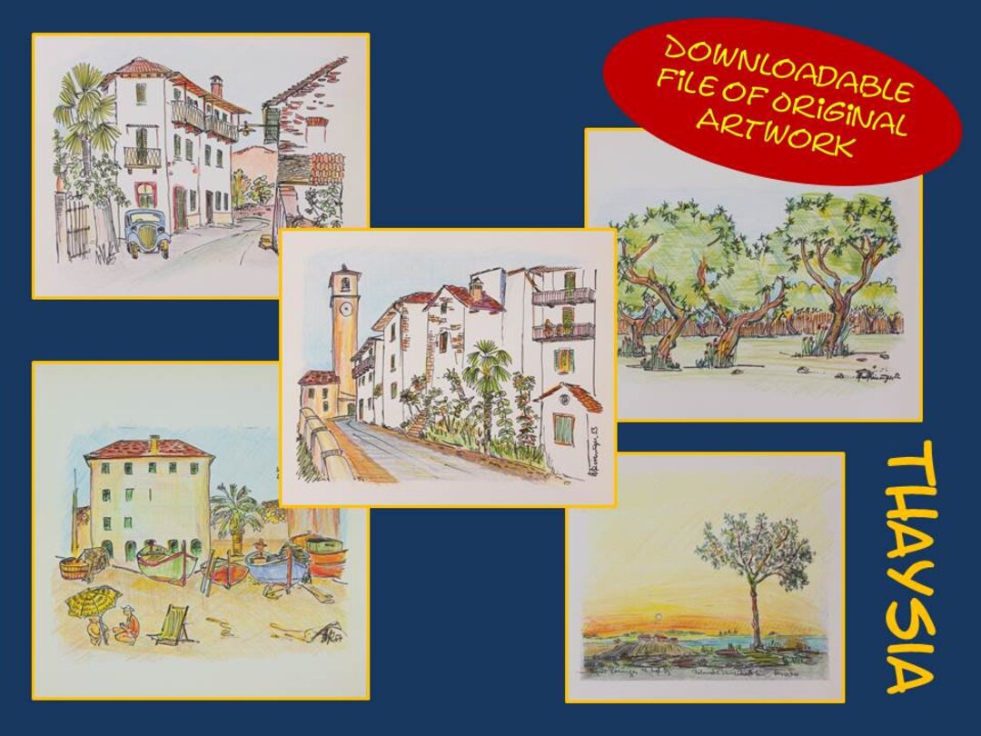 Digital Art for Immediate Download Files of Works of Alfred Reisinger ...