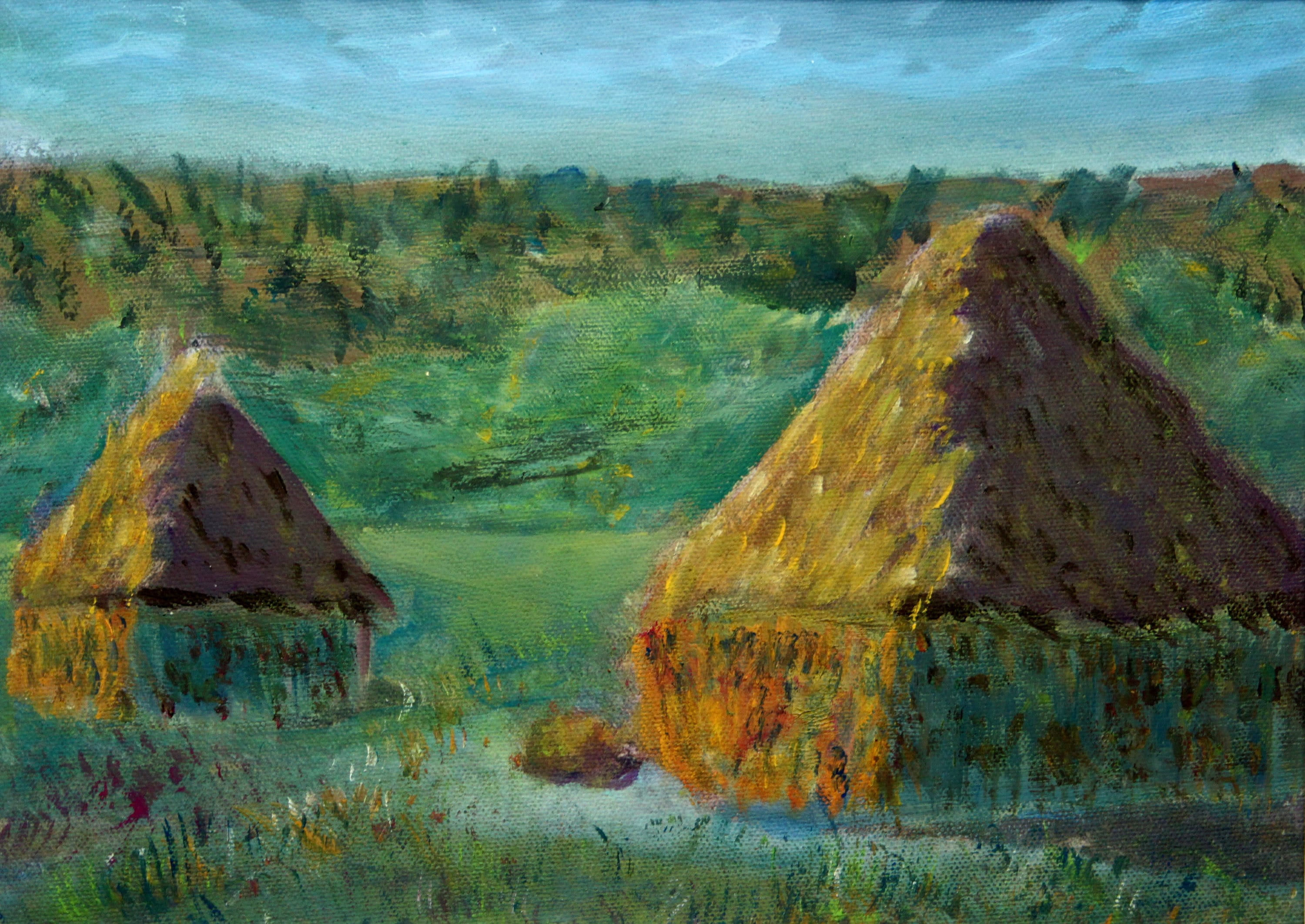 Impressionism Monet Haystacks
