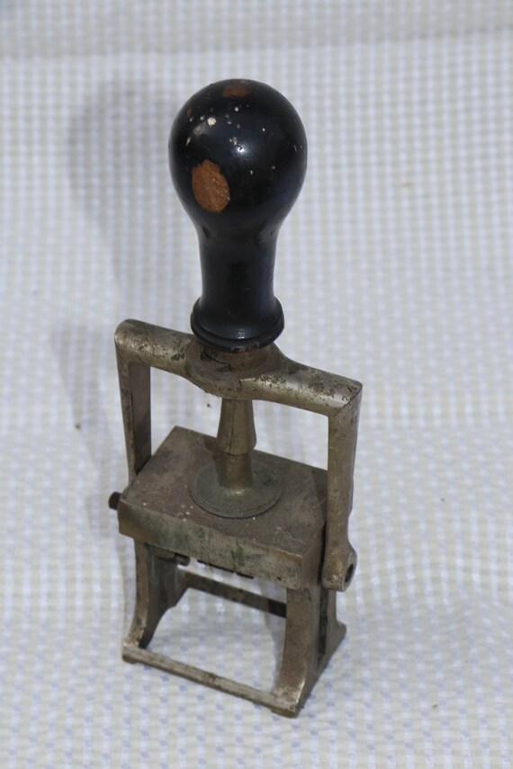 Date Stamp Vintage 1920