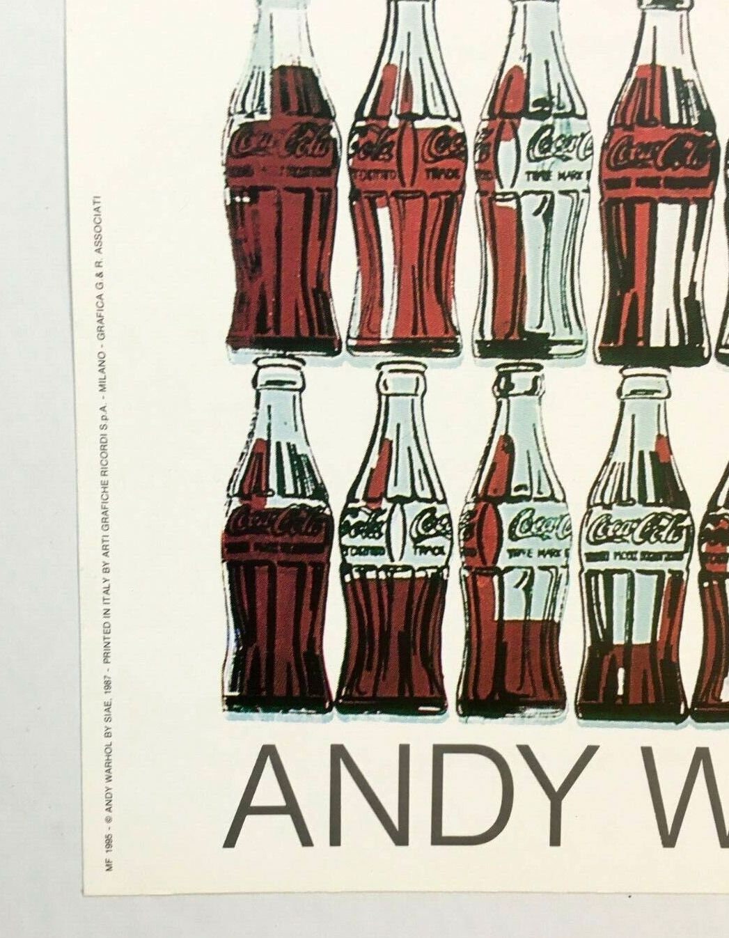 Andy Warhol - "green Coca Cola Bottles, 1962" - Original Poster 61 X 86 ...
