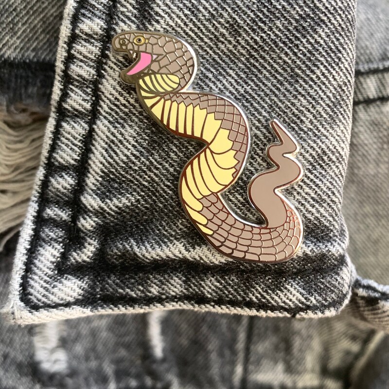 Snake Pin - Etsy