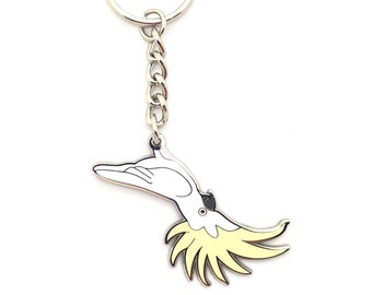 Dangling Umbrella Cockatoo Keychain - Etsy