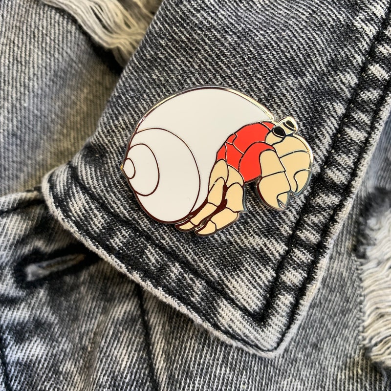 Crab Pin - Etsy