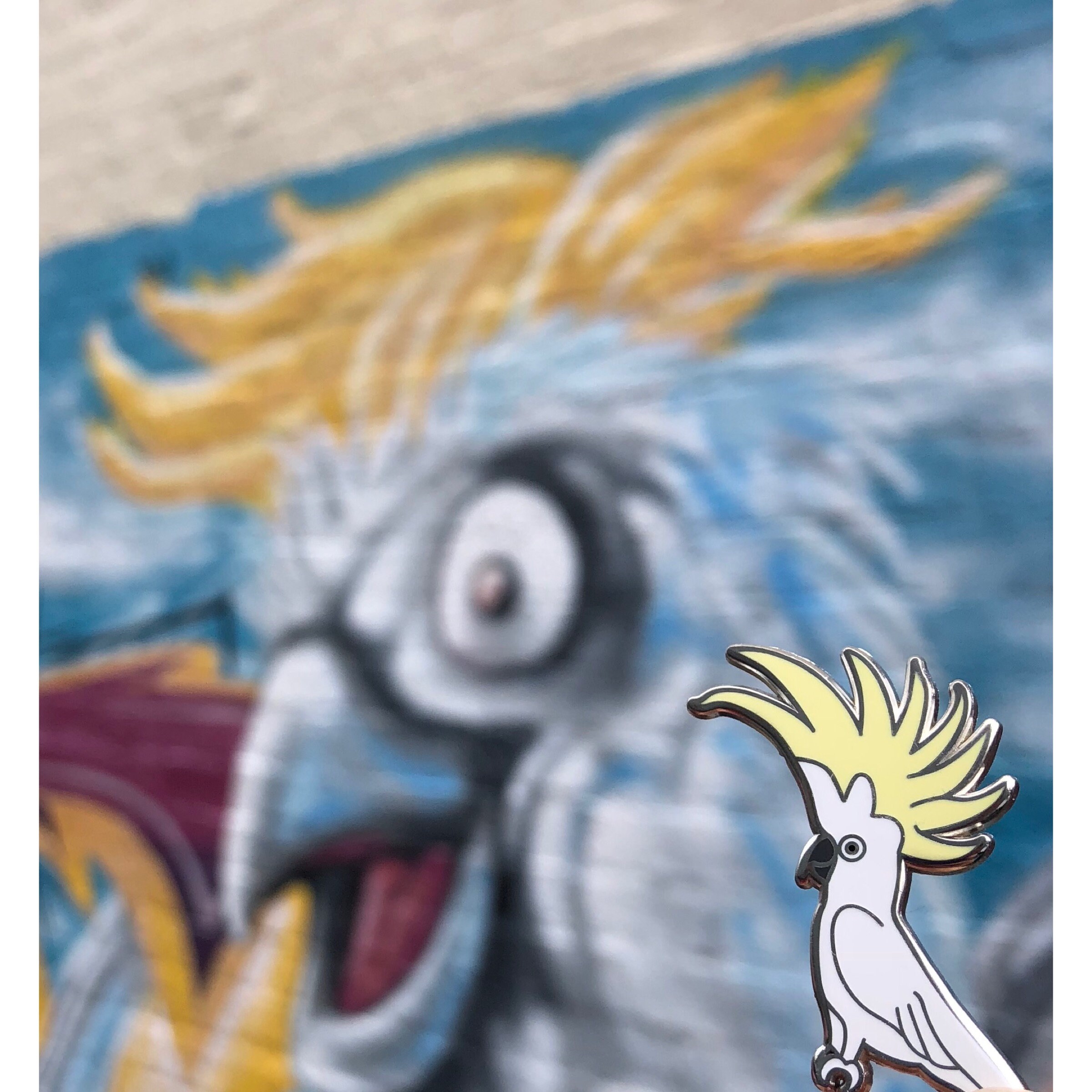 Sulphur-crested Cockatoo Pin - Etsy