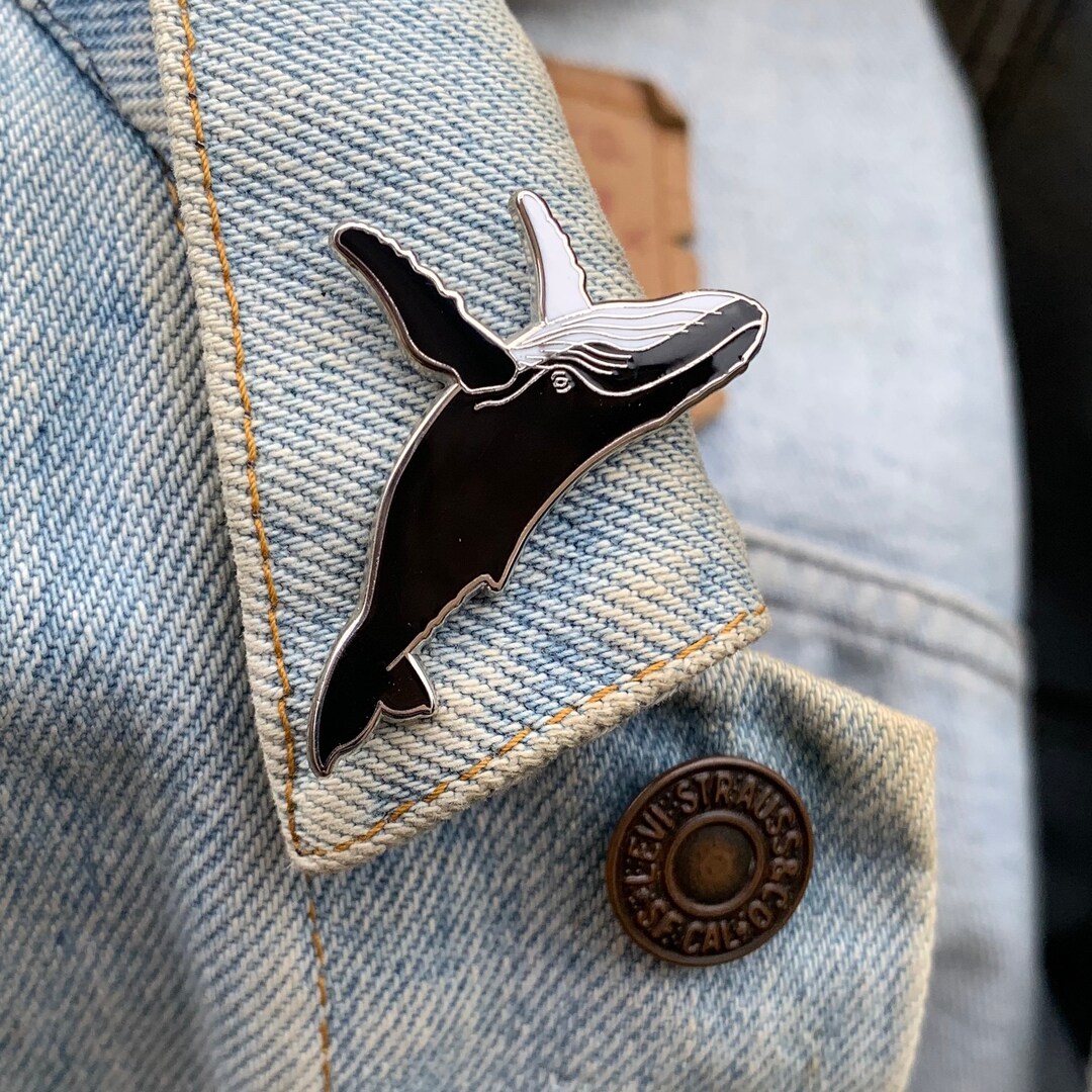 Humpback Whale Pin - Etsy