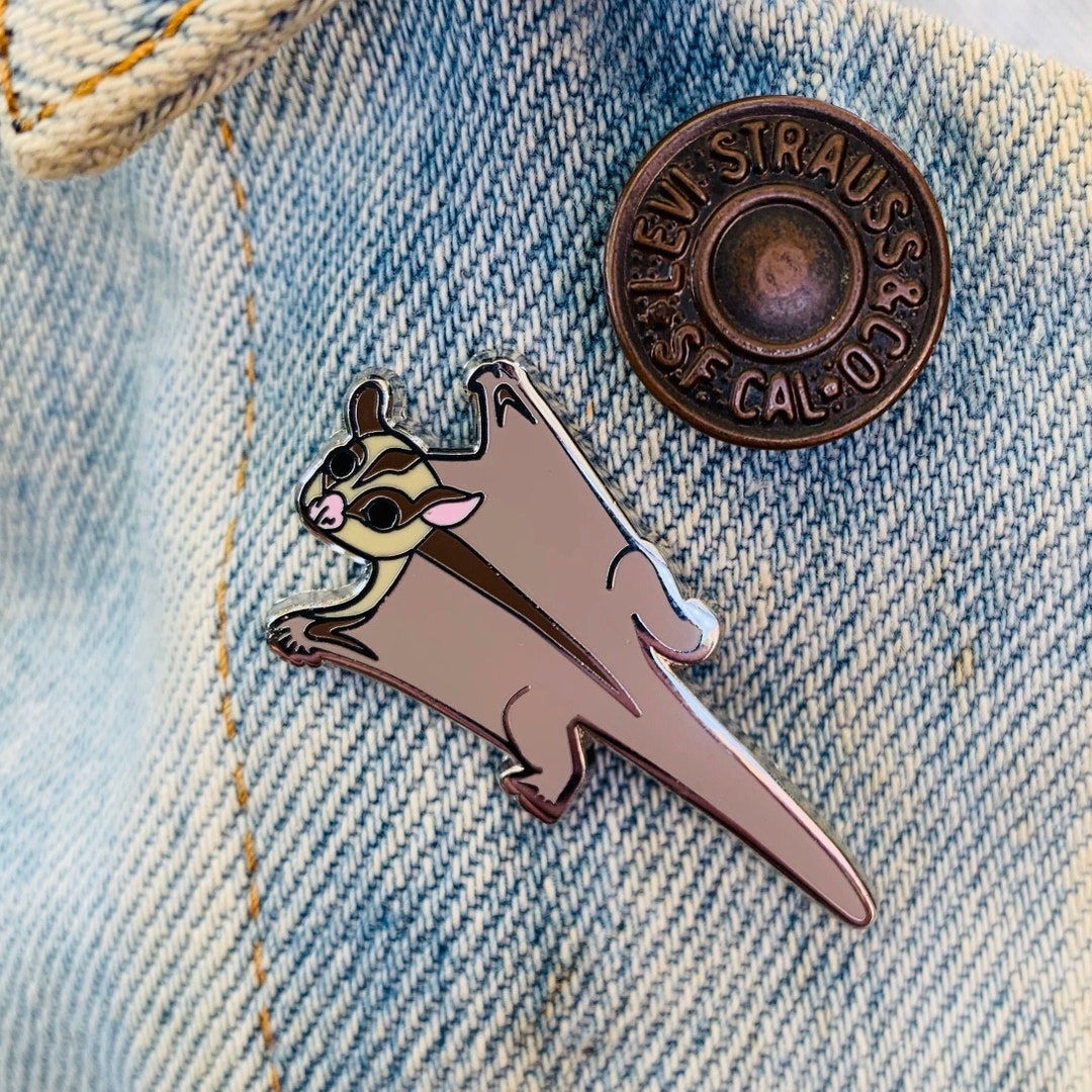 Sugar Glider Pin - Etsy