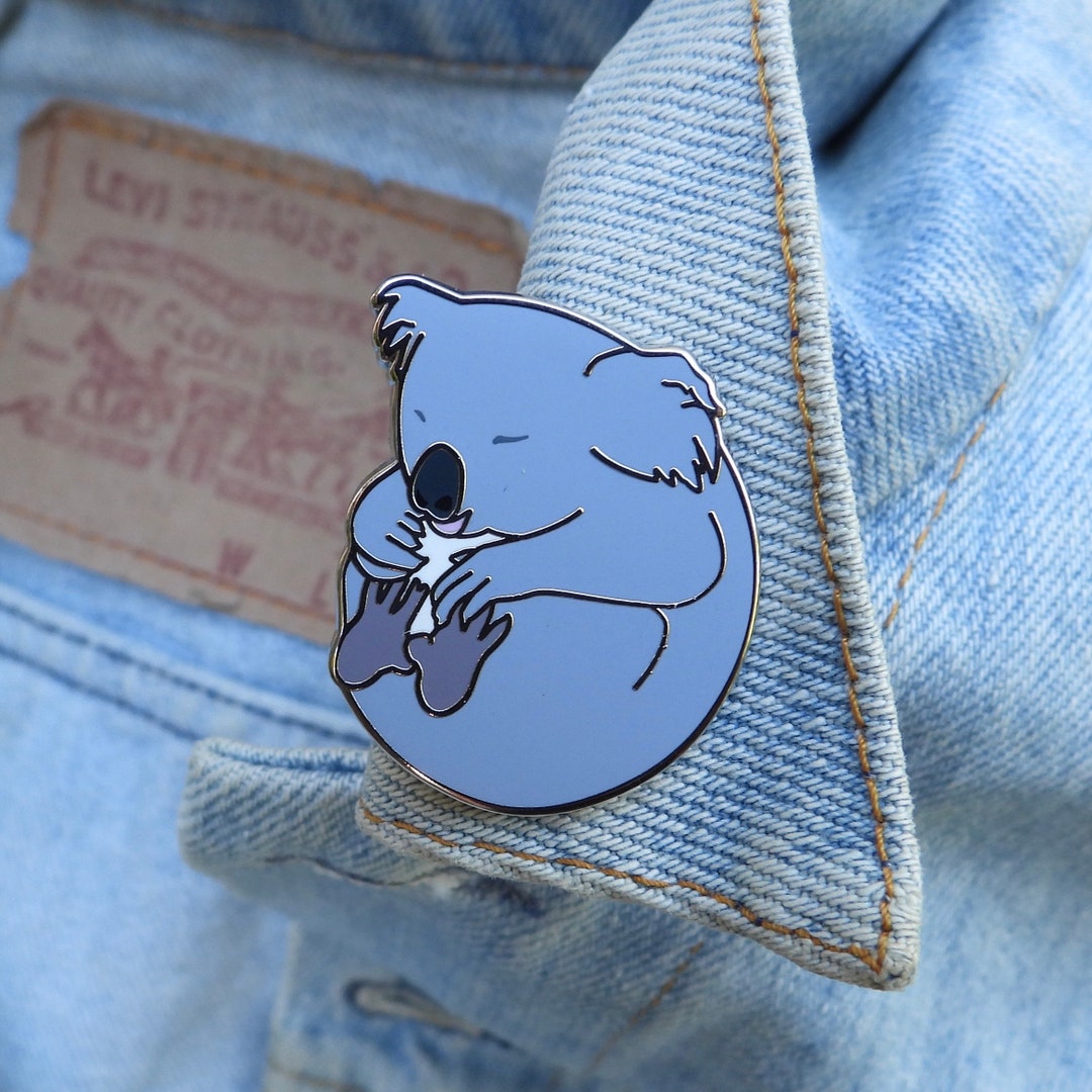 Sleepy Koala Pin - Etsy Australia