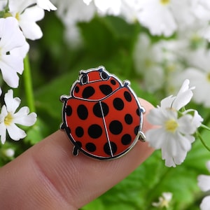 Ladybird Pin - Etsy