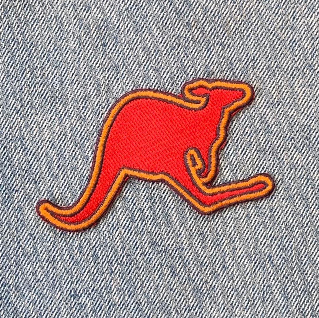 Red Kangaroo Patch - Etsy