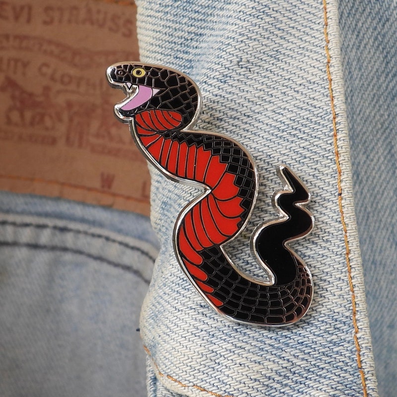 Snake Pin - Etsy