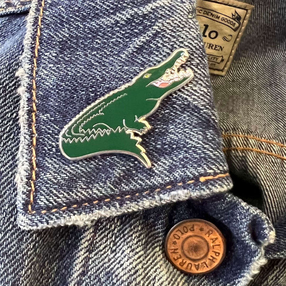 Saltwater Crocodile Pin - Etsy