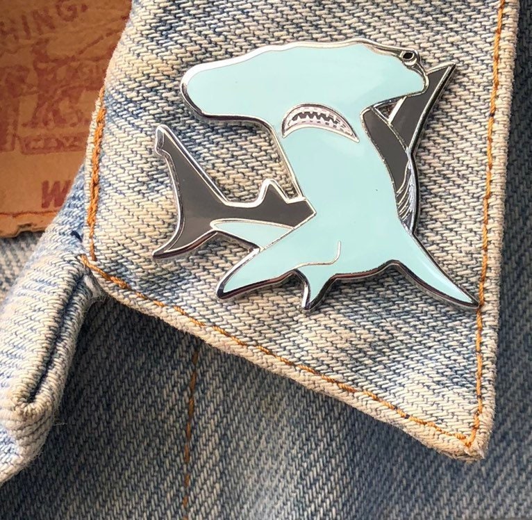 Hammerhead Shark Pin | Etsy