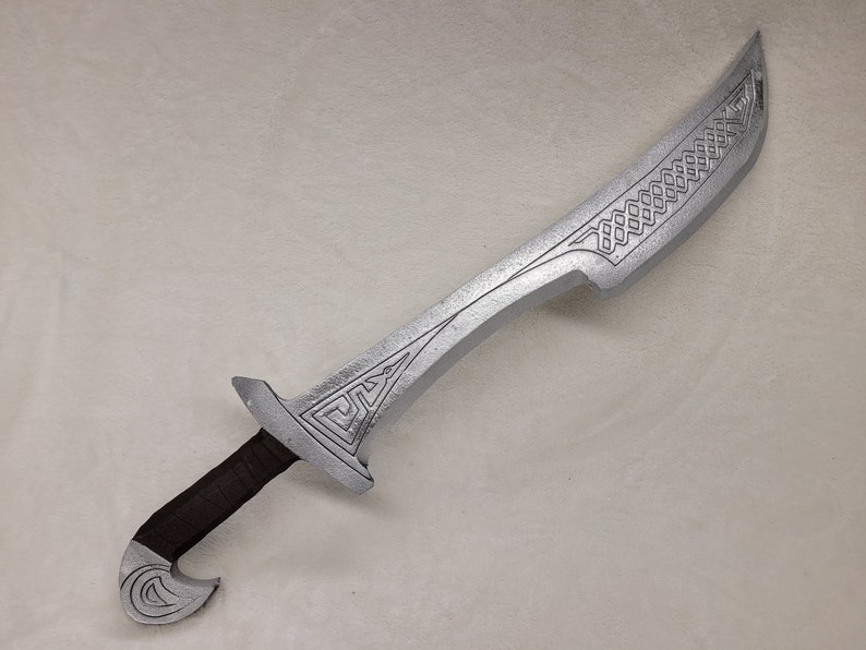 Engraved Skyrim Fan Made Nordic Sword, Foam Larp Boffer, 29.75 Long ...
