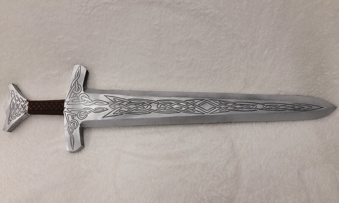 Engraved Longsword, Foam Larp Boffer, 29.75 Long Cosplay Toy Sword - Etsy