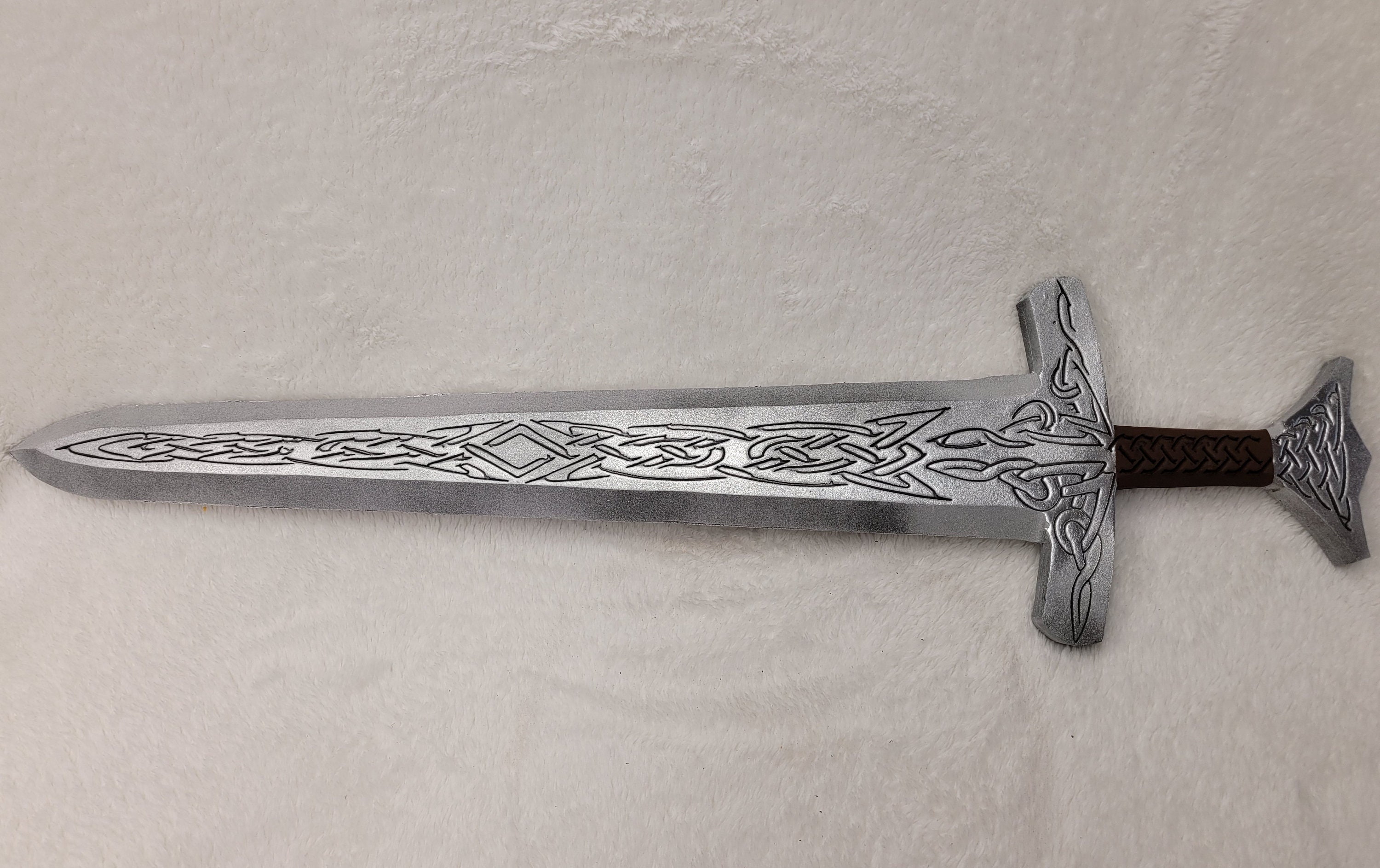 Engraved Longsword, Foam Larp Boffer, 29.75 Long Cosplay Toy Sword - Etsy