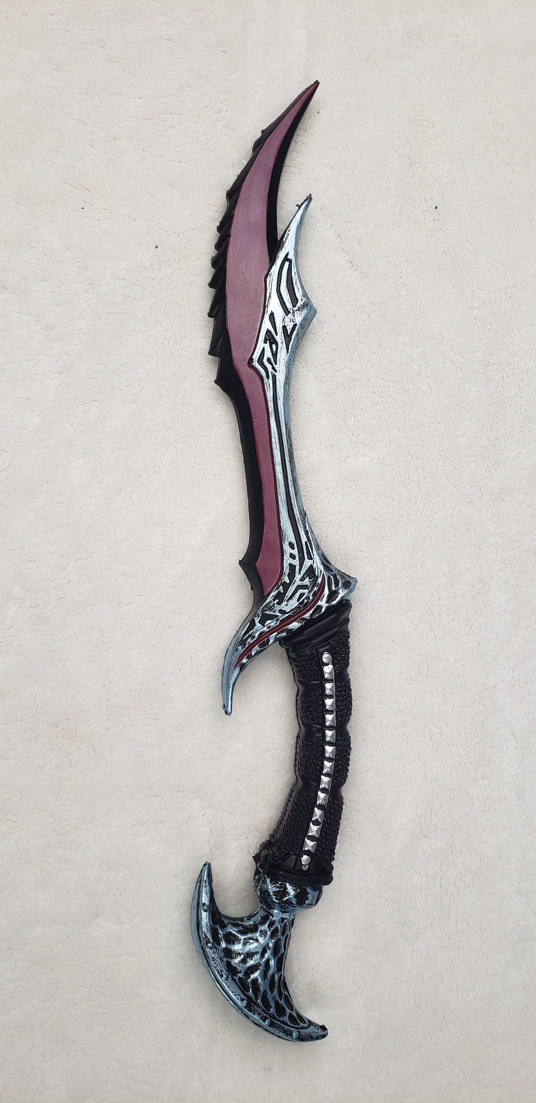 Daedric Dagger Skyrim Latex Larp Weapon - Etsy
