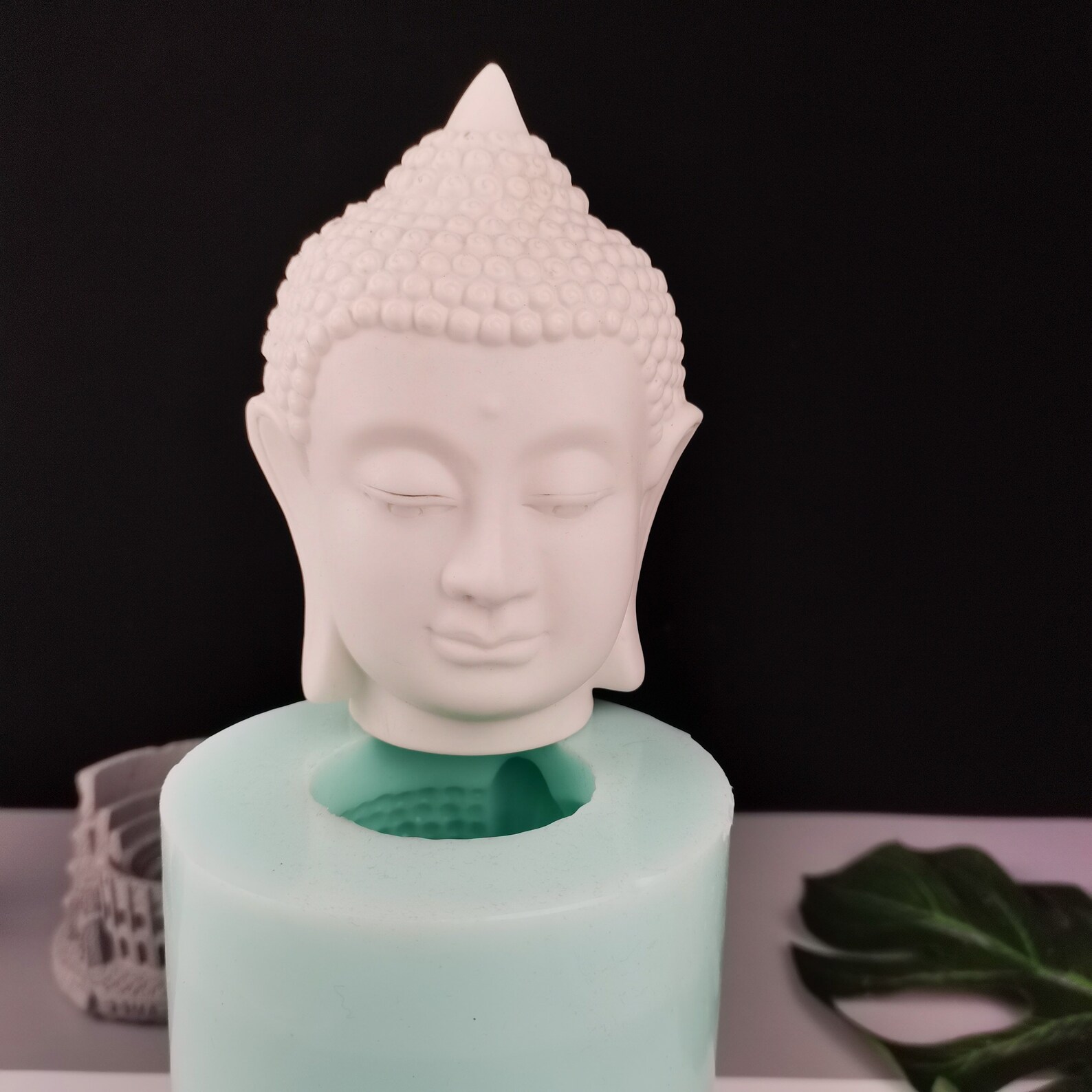 3d Large Buddha Head Buddhism Spiritual Meditation Rekhi Mold | Etsy